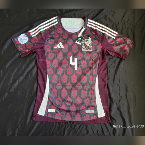 adidas | Shirts | New Edson Alvarez 4 Mexico National Team Jersey ...
